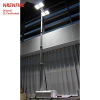 China fire truck mounted pneumatic telescopic mast, vehicle roof mount mast light tower-4.5m roof mast light for sale