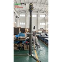 China 15m lockable pneumatic telescopic mast 30kg payloads 2.8m closed height telescoping antenna mast and pole for sale