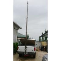 China 6m locking pneumatic telescopic mast for mobile CCTV vehicle telescoping mast antenna mast telecommunication tower mast for sale