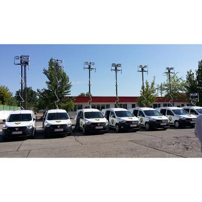 China 6m locking pneumatic telescopic mast for mobile CCTV vehicle telescoping mast antenna mast telecommunication tower mast for sale