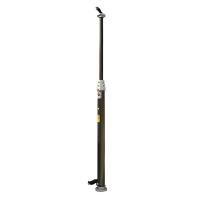China 4.2m pneumatic telescopic mast for mobile CCTV trailer 1.5m retracted height CCTV mast electric air compressor driven for sale