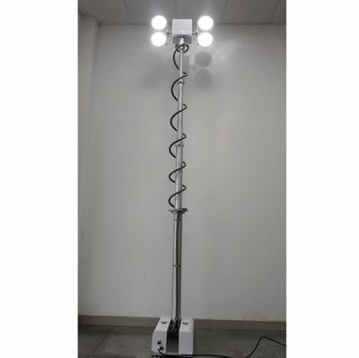 China 3.5m roof mast lighting-3.8m working height-remote control turn tilt system-LED pneumatic mast light US buyer purchased for sale