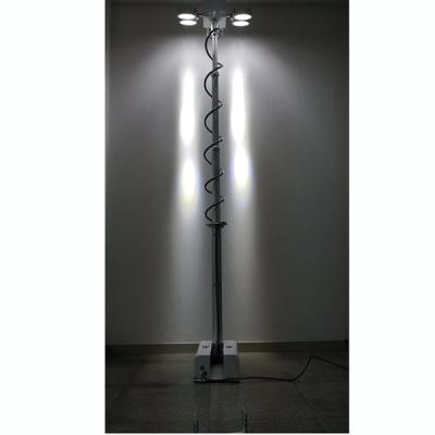 China 3.5m roof mast lighting-3.8m working height-remote control turn tilt system-LED pneumatic mast light US buyer purchased for sale