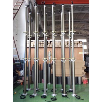 China 4.5m lockable CCTV pneumatic telescopic mast inside CCTV looms vehicle mounted for sale