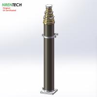 China 10m non-lockable pneumatic telescopic mast 70kg payloads-2m closed height for sale