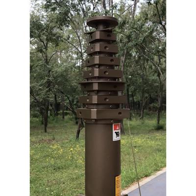 China 10m manual crank lifting telescopic mast-aluminum materials-telescoping mast-antenna mast for sale