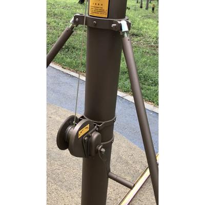 China 10m manual crank lifting telescopic mast-aluminum materials-telescoping mast-antenna mast for sale