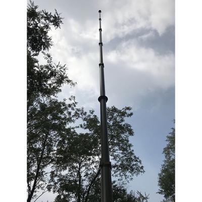 China 10m manual crank lifting telescopic mast-aluminum materials-telescoping mast-antenna mast for sale