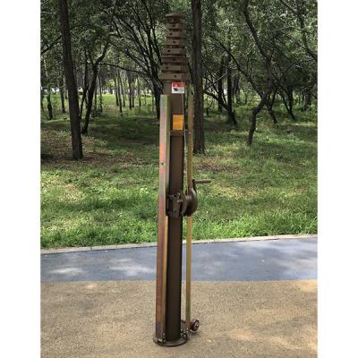 China 10m manual crank lifting telescopic mast-aluminum materials-telescoping mast-antenna mast for sale