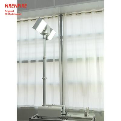 China 1.8m roof top mounted robot light tower-pneumatic telescopic mast light for fire truck NR-R1800-240 for sale