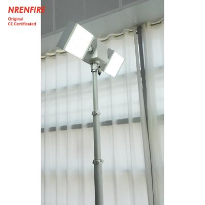China 1.8m roof top mounted pneumatic telescopic mast light tower for fire truck NR-R1800-240 for sale