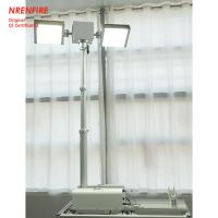 China roof top mounted robot mast light-1.8m pneumatic telescopic mast light tower for fire truck NR-R1800-240 for sale