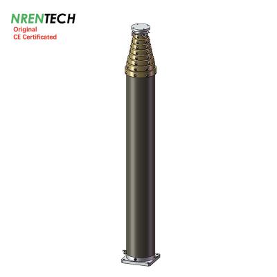 China 12m-150kg payload non-lockable pneumatic telescopic mast poles for sale