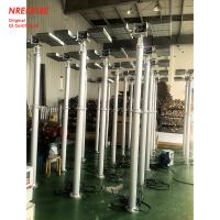 China 6m pneumatic telescopic move light mast tower for fire truck-pan tilt unit-remote control for sale