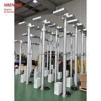 China 6m fire truck mounted pneumatic telescopic light mast tower for fire truck-pan tilt unit-remote control for sale