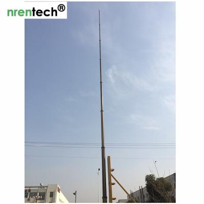 China 15m non-lockable pneumatic telescopic mast-30kg payloads-NR-2750-15000-30 for sale
