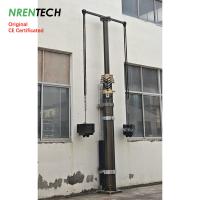 China 15m Pneumatic Telescoping Antenna Mast 3.3m closed height, 350kg payload for sale