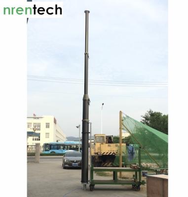 China 15m lockable pneumatic telescopic mast 100kg payloads NR-3200-15000-100L for sale