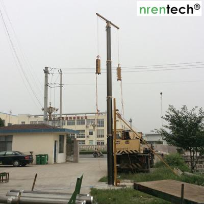 China 12m heavy duty payloads pneumatic telescopic mast for mobile telecommunication tower antenna mast tower broadcast mast for sale