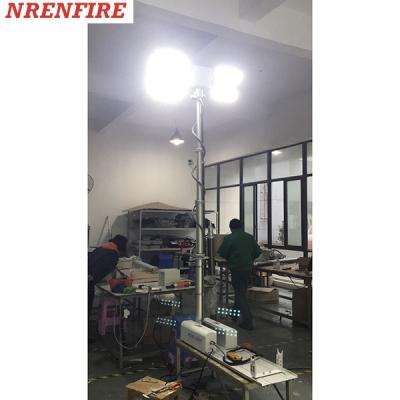 China 3.5m roof mount mast tower light/ 2.5m pneumatic telescopic mast tower light/ LED light tower/ robot light tower for sale