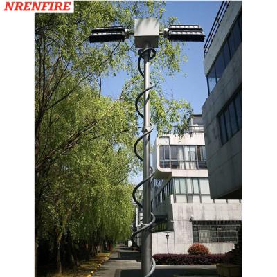 China 3.5m roof mount mast tower light/ 2.5m pneumatic telescopic mast tower light/ LED light tower/ robot light tower for sale