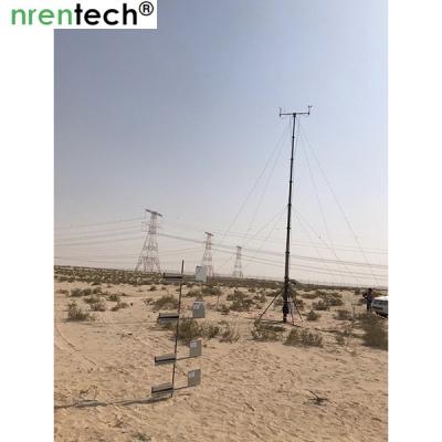 China 10m telescoping mast/manual crank winch telescopic mast/aluminum push up telescoping mast for sale