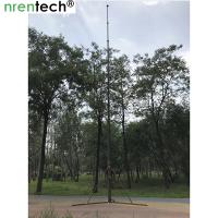 China 12m crank manual telescopic mast, crank antenna mast, telescpic mast, manual mast, aluminum telescopic mast for sale
