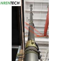 China 15m  telescoping mast 350kg payloads for integrated telecom tower trailer 3.3m closed height for sale