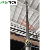 China 15m  telescoping mast 350kg payloads for integrated telecom tower trailer 3.3m closed height for sale