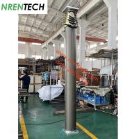 China 15m  telescoping mast 350kg payloads for integrated telecom tower trailer 3.3m closed height for sale