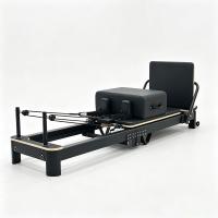 China Aluminum Frame Foldable Pilates Reformer Rowing Machine With Germany Spring for sale