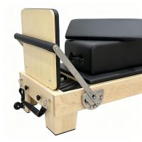 China Folding Maple Wooden Pilates Reformer Machine For Commercial Studios for sale
