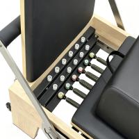 China Folding Maple Wooden Pilates Reformer Machine For Commercial Studios for sale