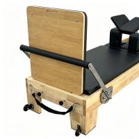China Premium Rubber Wood Pilates Reformer With Tower Equipment 120kg for sale