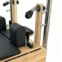 China Premium Rubber Wood Pilates Reformer With Tower Equipment 120kg for sale
