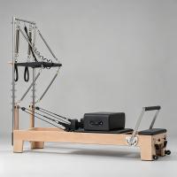 China Beech Wood Basic Pilates Equipment Tower Reformer For Beginners Customized for sale