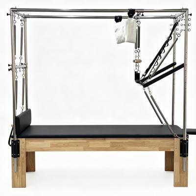 China Rubberwood Pilates Reformer Cadillac Machine Reformer with Trapeze Table for sale