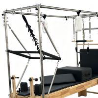 China Folding Microfiber Leather Tower Cadillac Pilates Machine Reformer 150kg for sale