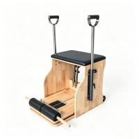 China Commercial Studio Pilates Wunda Chair Solid Rubberwood Wear Resistant for sale