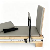 China Rubberwood Tower Body Pilates Reformer Machine For Beginners Movable Footbar for sale