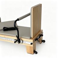 China Rubberwood Tower Body Pilates Reformer Machine For Beginners Movable Footbar for sale