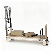 China ODM Movable Maple Wood Pilates Reformer With Tower Portable Full Track Machine for sale