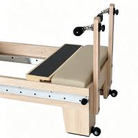 China ODM Movable Maple Wood Pilates Reformer With Tower Portable Full Track Machine for sale