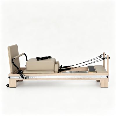 China Professional Full Track Studio Quality Pilates Reformer Machine With Stainless Steel Tower for sale