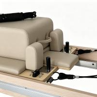 China Professional Full Track Studio Quality Pilates Reformer Machine With Stainless Steel Tower for sale