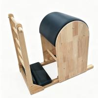 China ODM Professional Pilates step Barrel Reformer Ladder Solid Rubber Wood Frame for sale