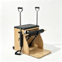 China Rubber Wood Beginner Yoga Pilates Equipment Wunda Chair Detachable for sale
