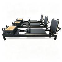 China Lightweight Classical Foldable Home Pilates Reformer Equipment Sweat Resistant for sale