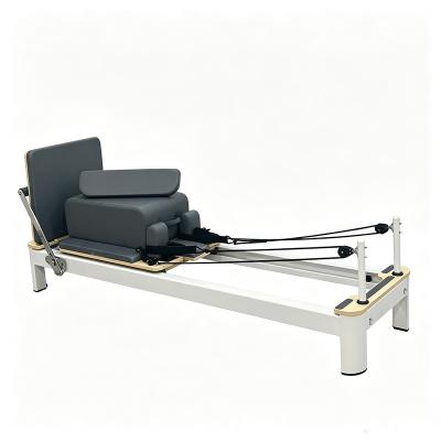 China Lightweight Classical Foldable Home Pilates Reformer Equipment Sweat Resistant for sale