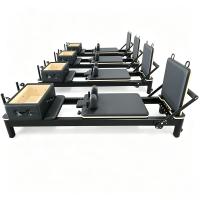 China Lightweight Classical Foldable Home Pilates Reformer Equipment Sweat Resistant for sale